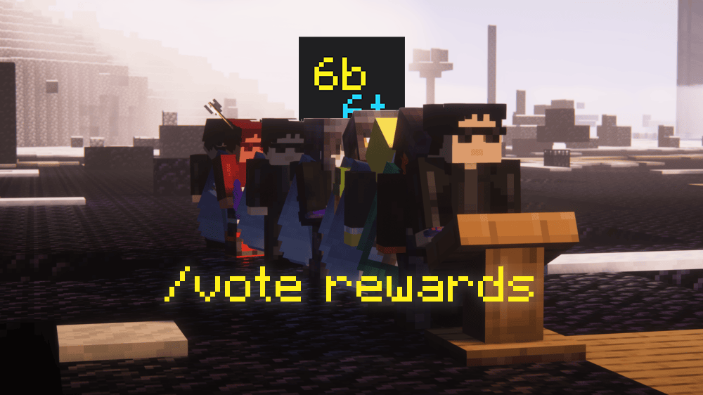 What do you get for voting on Minecraft anarchy 6b6t?